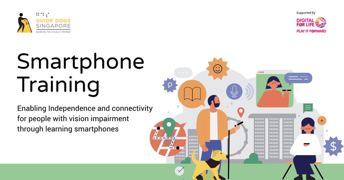 Smartphone Training: Independence and connectivity for people with vision impairment
